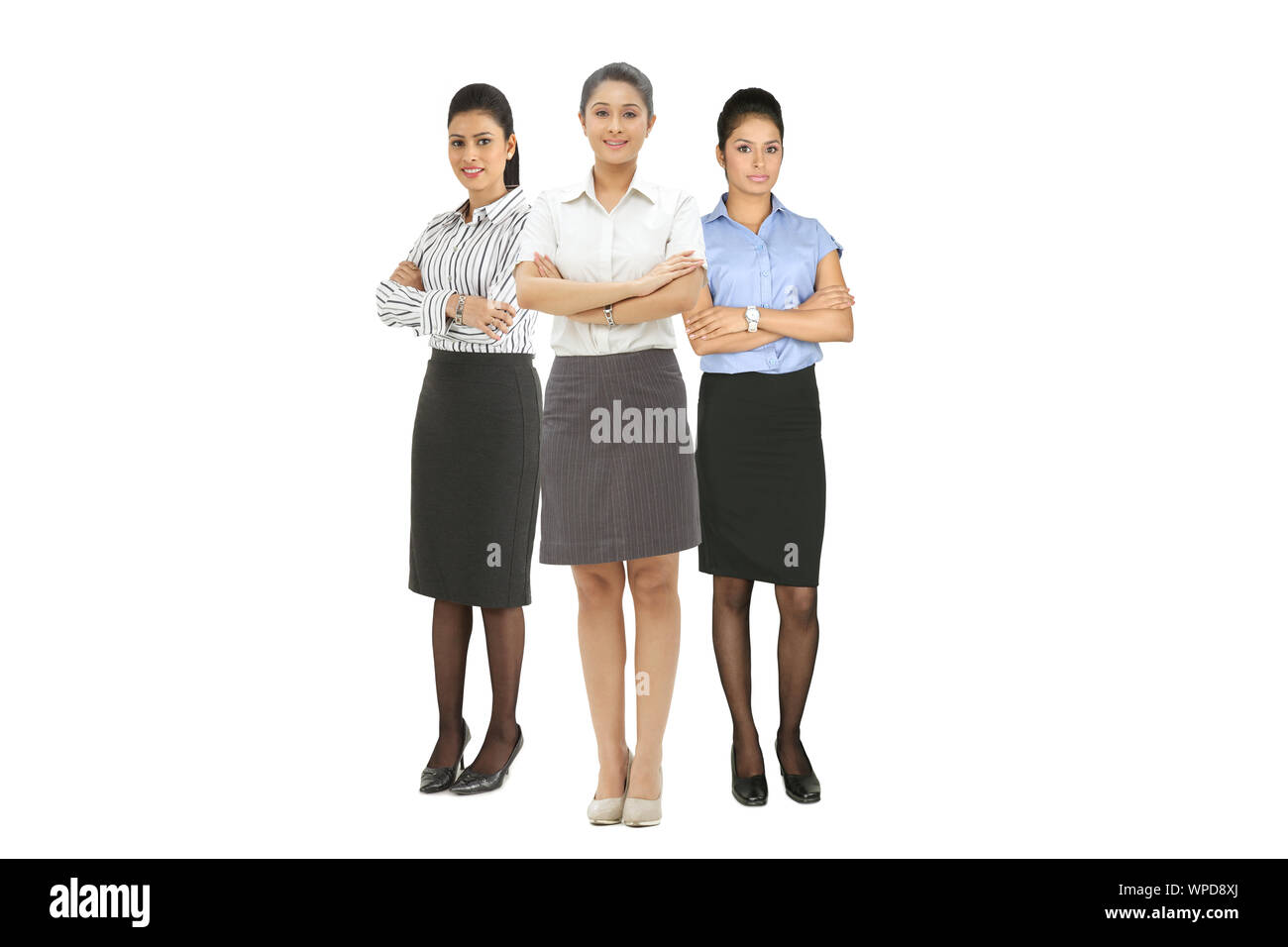 Group of business executives standing together Stock Photo - Alamy