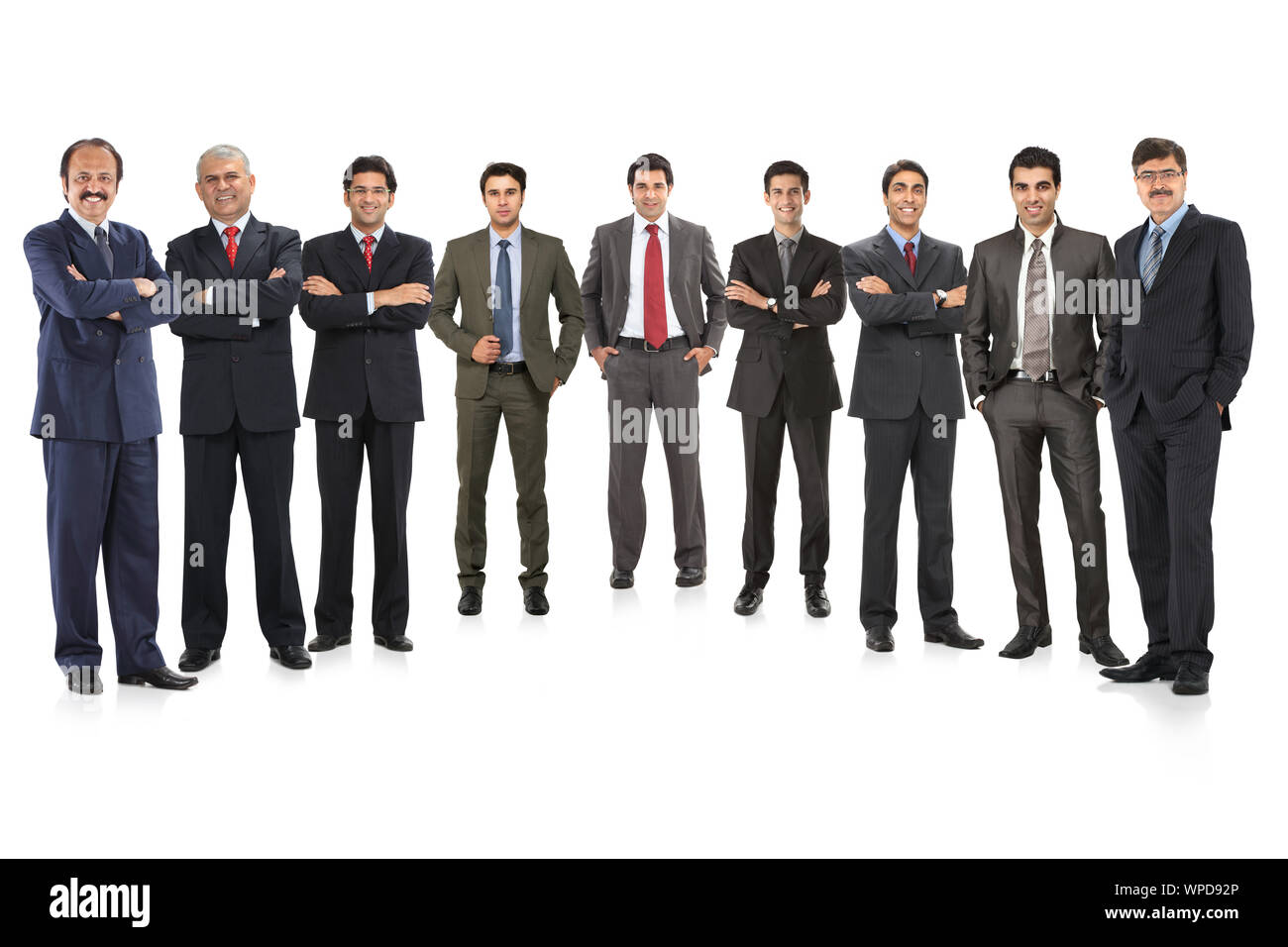 Group of business executive standing together Stock Photo - Alamy