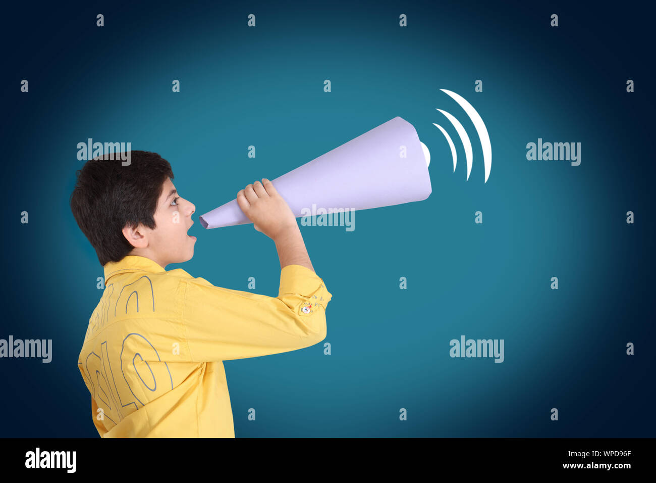 Shouting cone hi-res stock photography and images - Alamy
