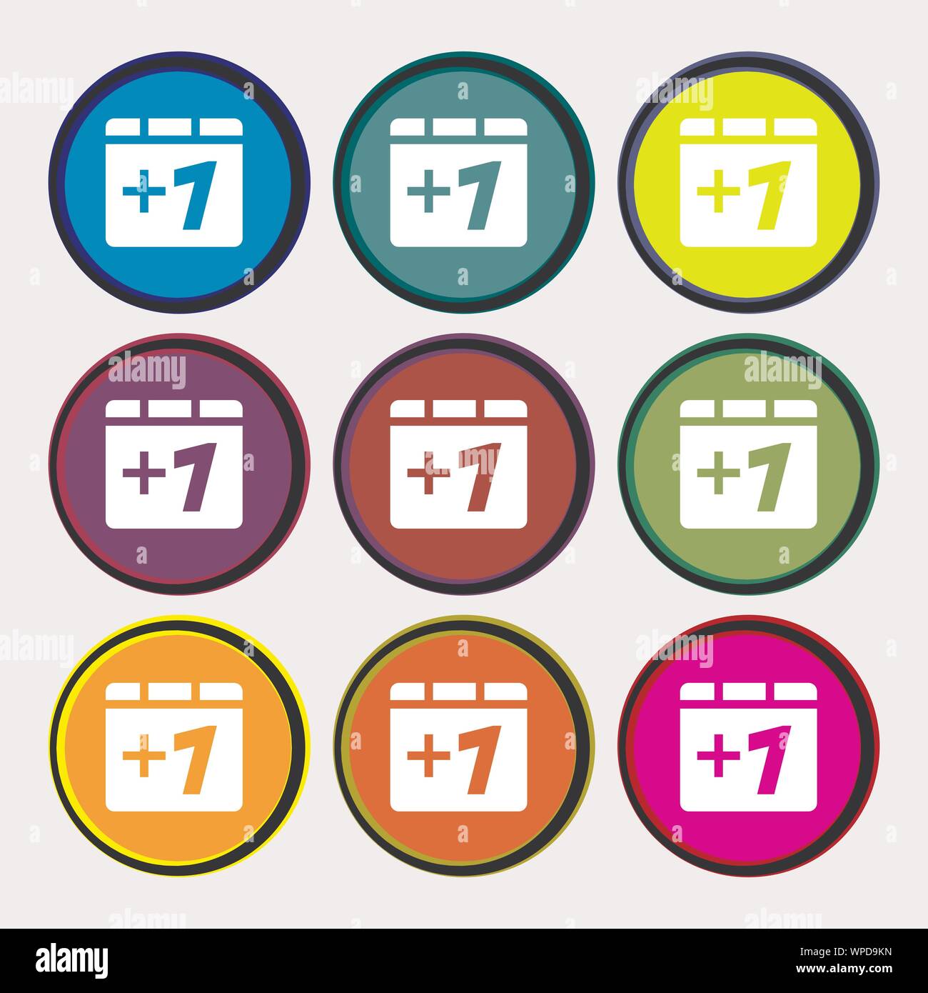 Plus one, Add one Stock Vector Image & Art - Alamy