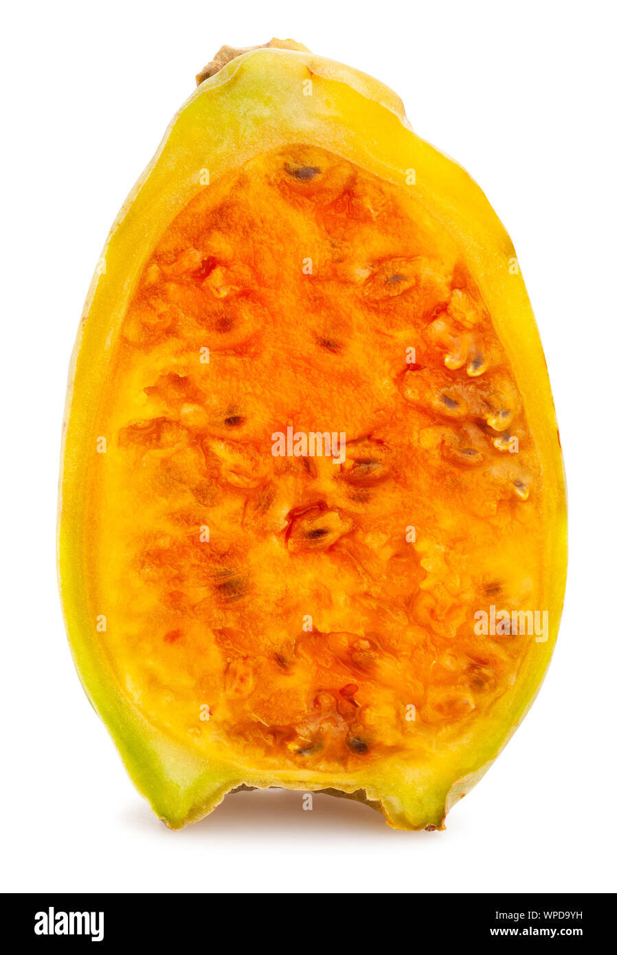 sliced prickly pear tuna fruit path isolated on white Stock Photo - Alamy