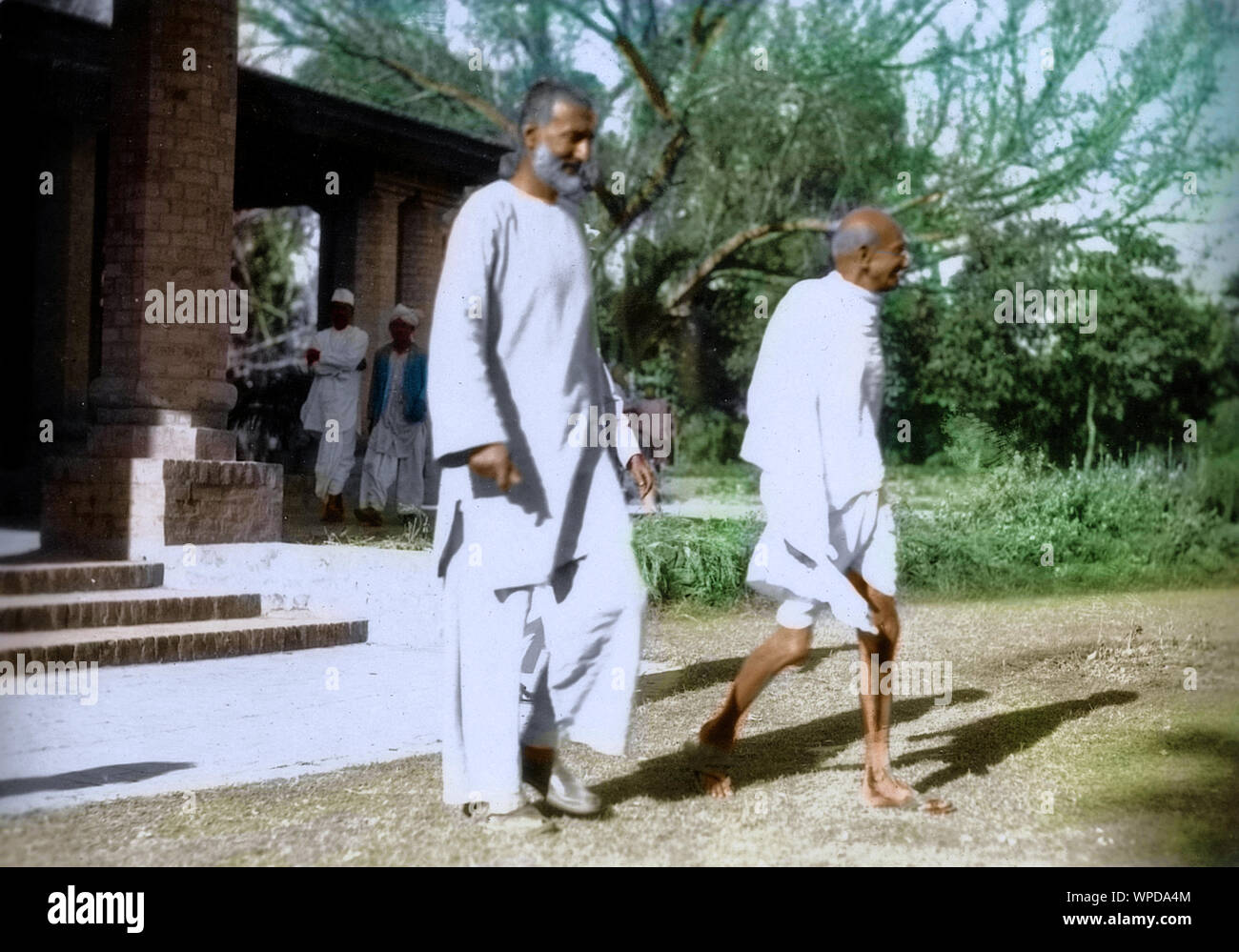 Mahatma Gandhi and Khan Abdul Ghaffar, Utmanzai, Charsadda Khyber ...