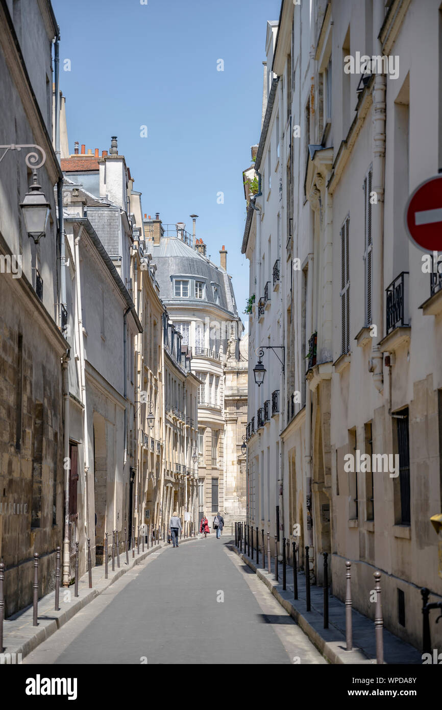 Parisian streets attract of tourists with their unique charm of ...