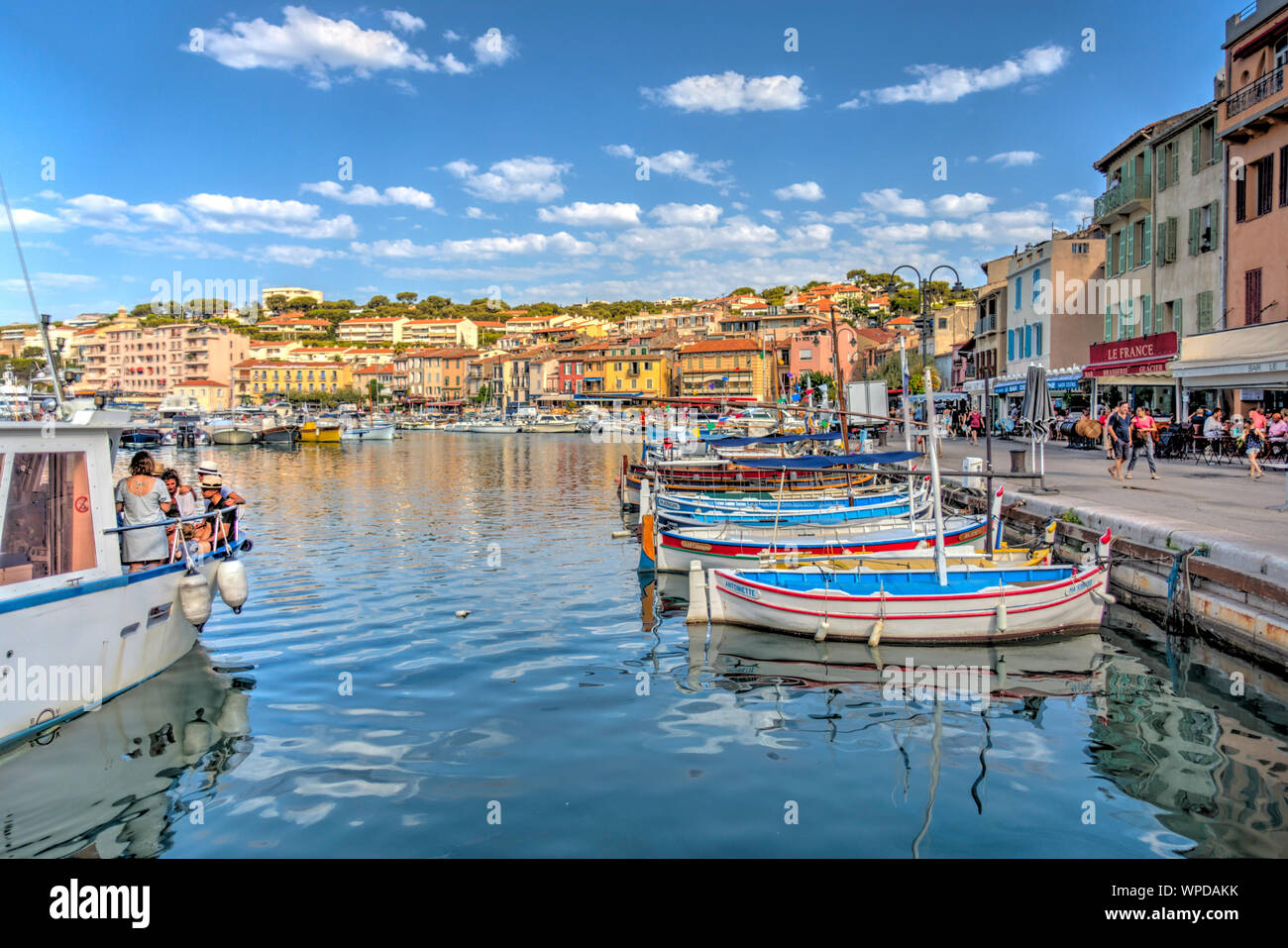Cassis Harbour, France Stock Photo - Alamy