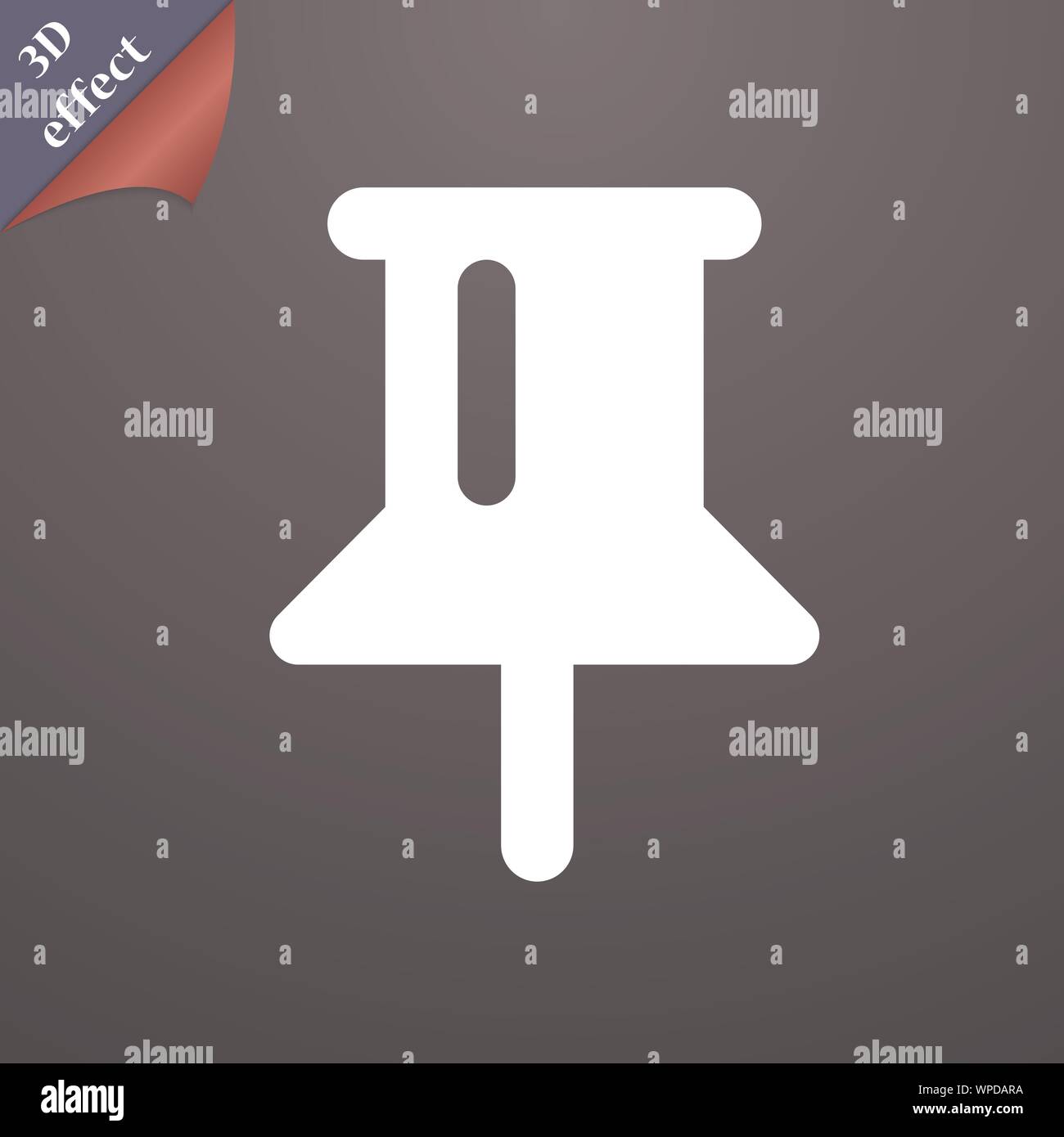 Map Pointer Gps Location Icon Symbol 3d Style Trendy Modern Design With Space For Your Text