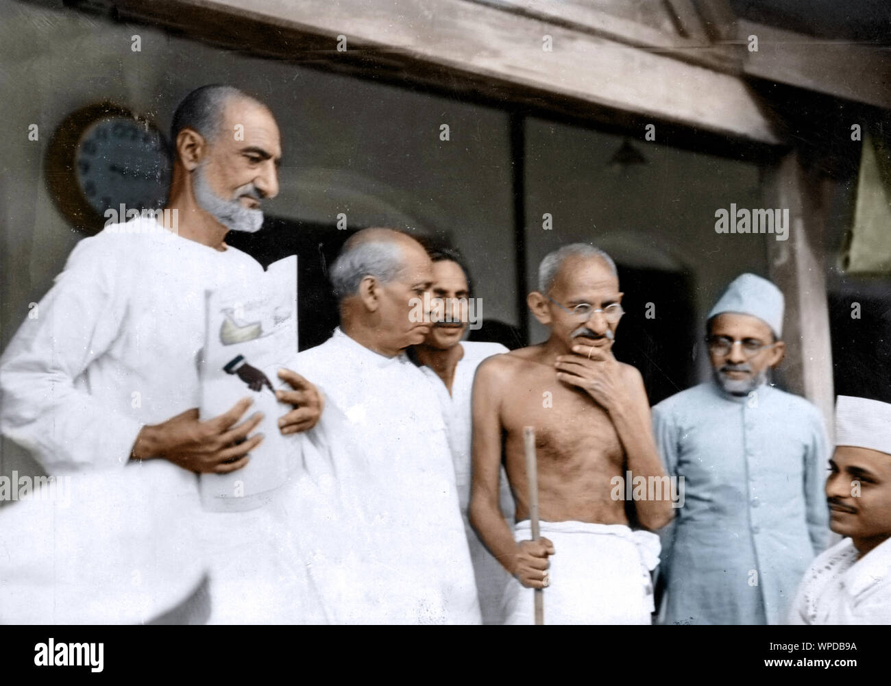 Mahatma Gandhi and others Congress Working Committee meeting, Wardha ...