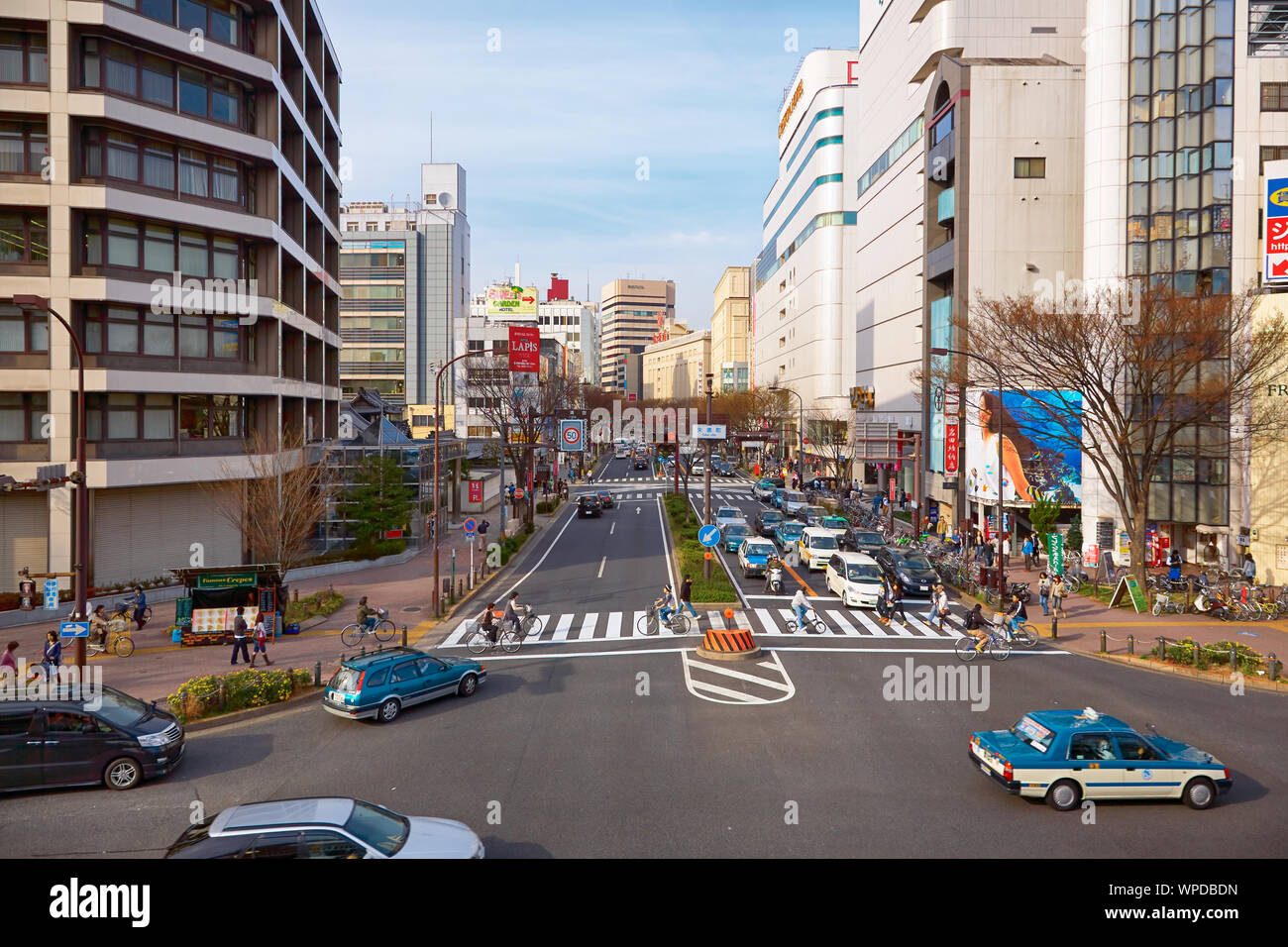 NAGOYA, JAPAN - MARCH 22, 2008 - general view on Otsudori - one from ...