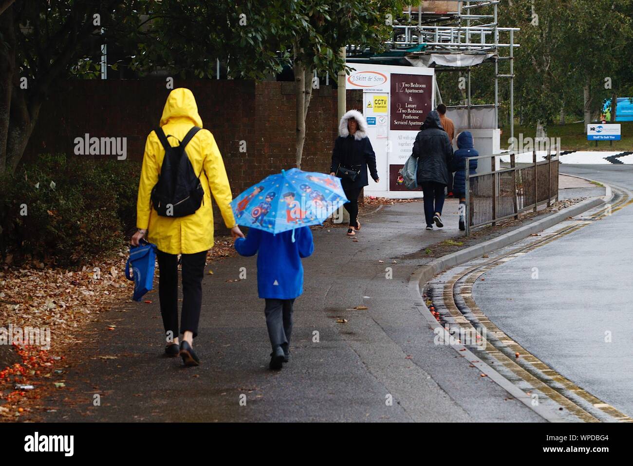 Wet children school hi-res stock photography and images - Alamy