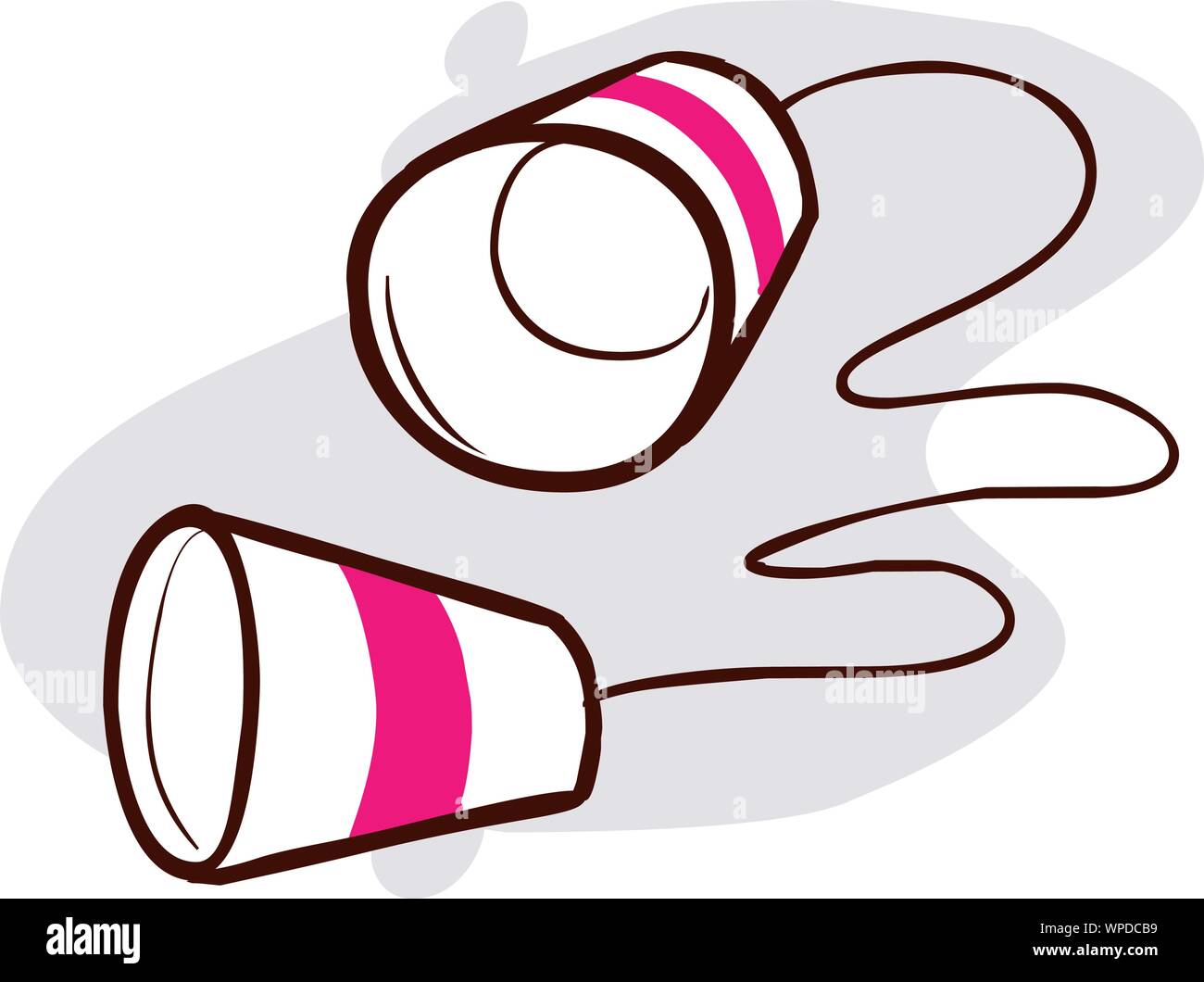 Communication Flat - String Phone Icon Stock Vector Image & Art - Alamy