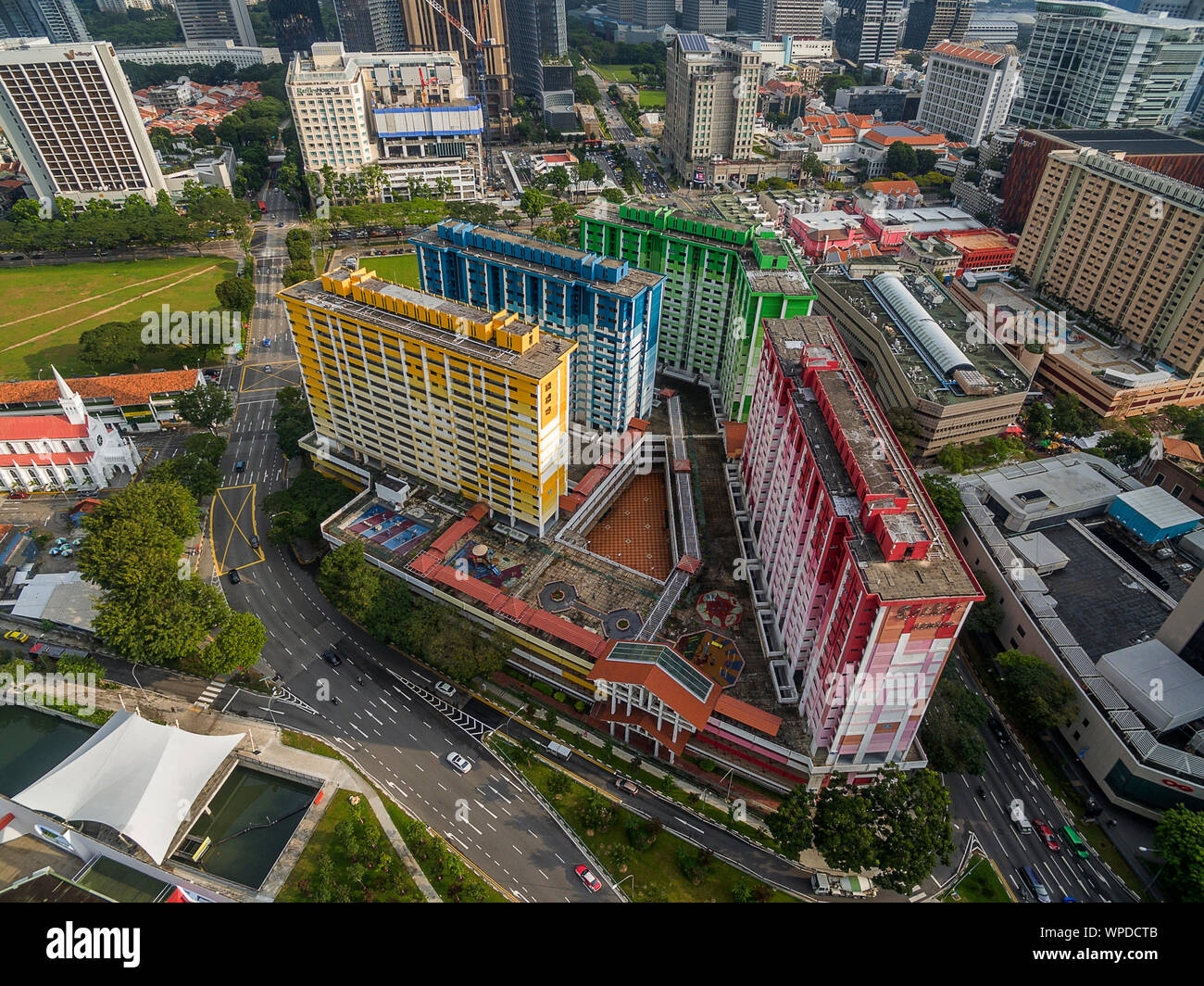 Rainbow coloured high rise building in Singapore demolished in 2018 ...