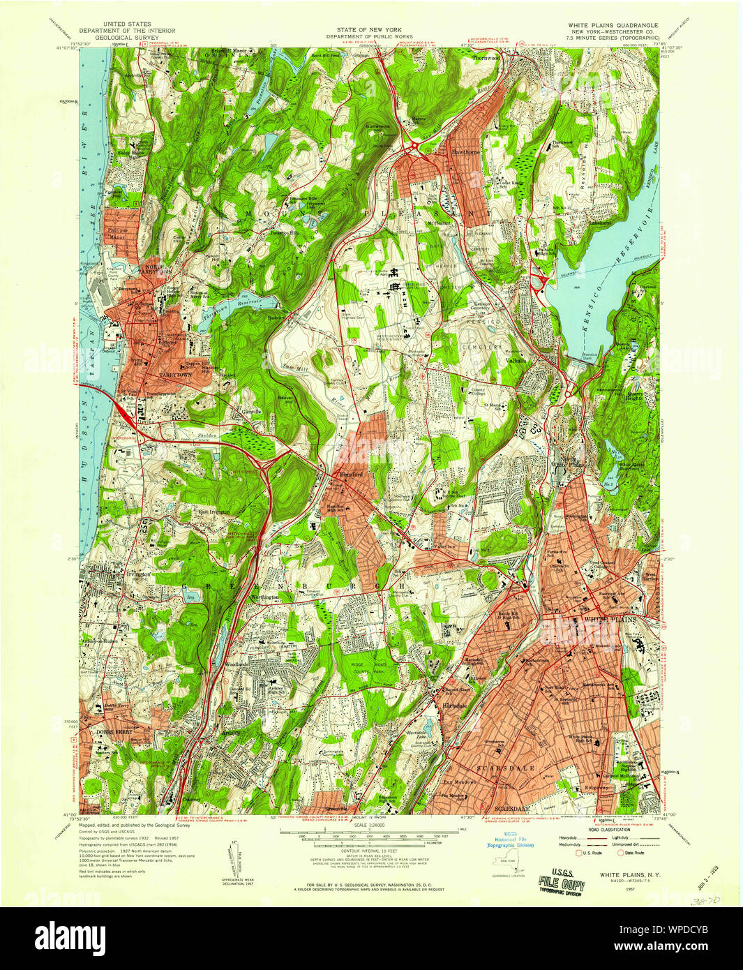 Map of white plains new york hi-res stock photography and images - Alamy
