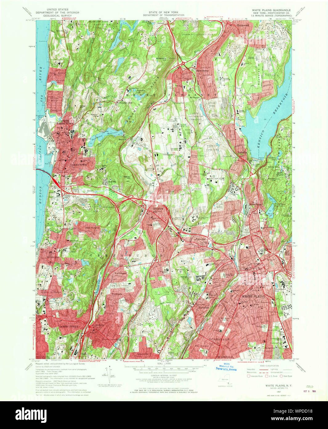 Map of white plains new york hi-res stock photography and images - Alamy