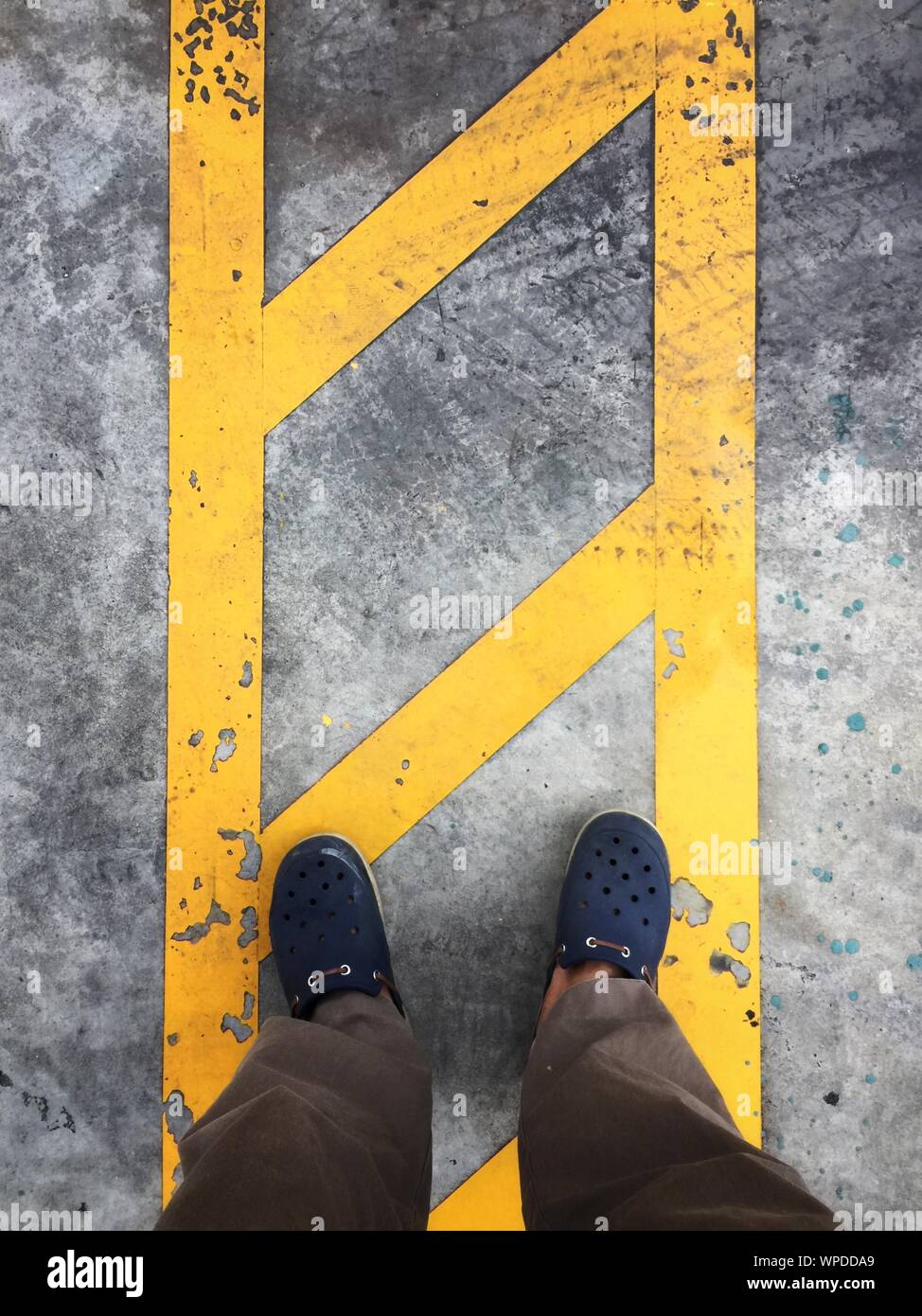 Only Road Marking High Resolution Stock Photography and Images - Alamy