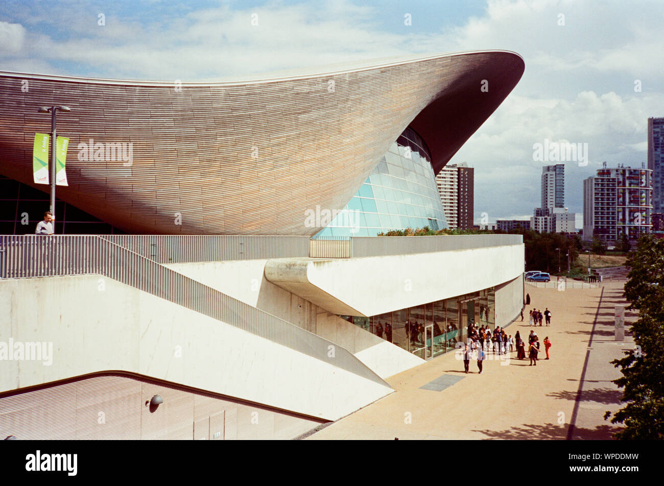 London aquatics centre , Queen Elizabeth Olympic Park, Stratford ...