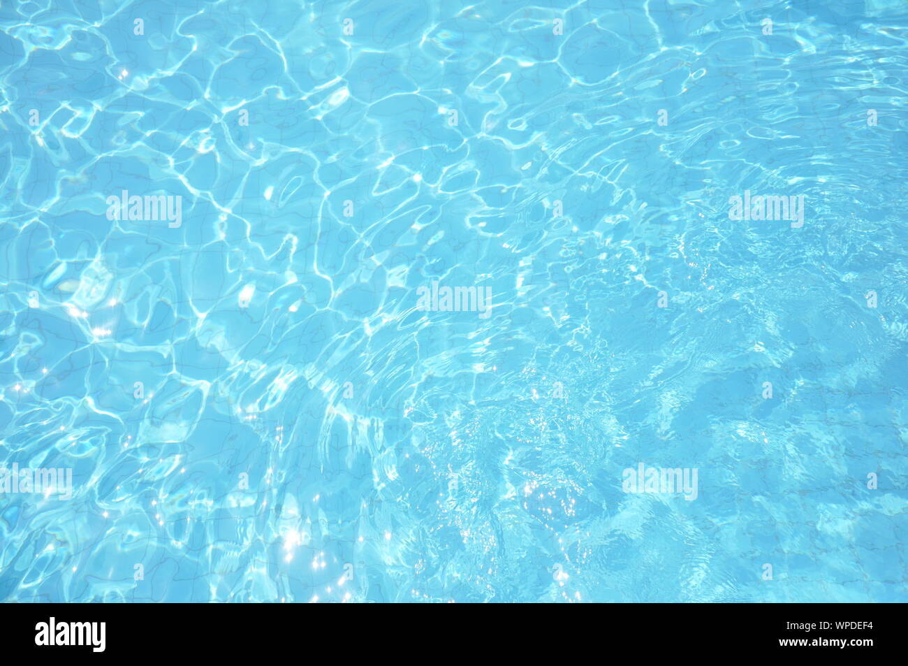 Swimming pool bottom caustics ripple and flow with waves background ...