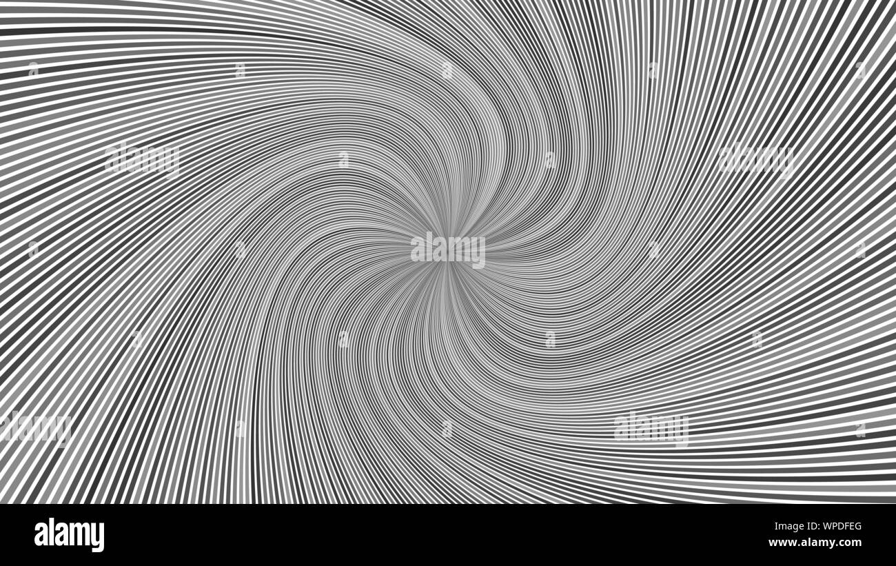 Grey abstract psychedelic vortex background - vector illustration with ...
