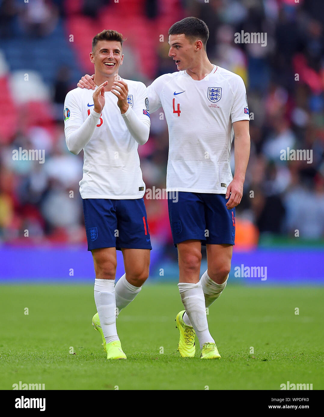 Mason Mount, Declan Rice, England V Bulgaria European Championship ...