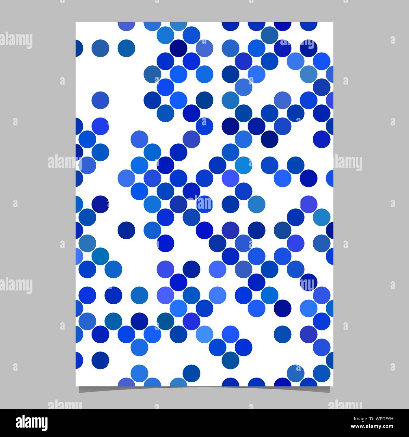 Abstract dot pattern background page template - vector graphic design ...
