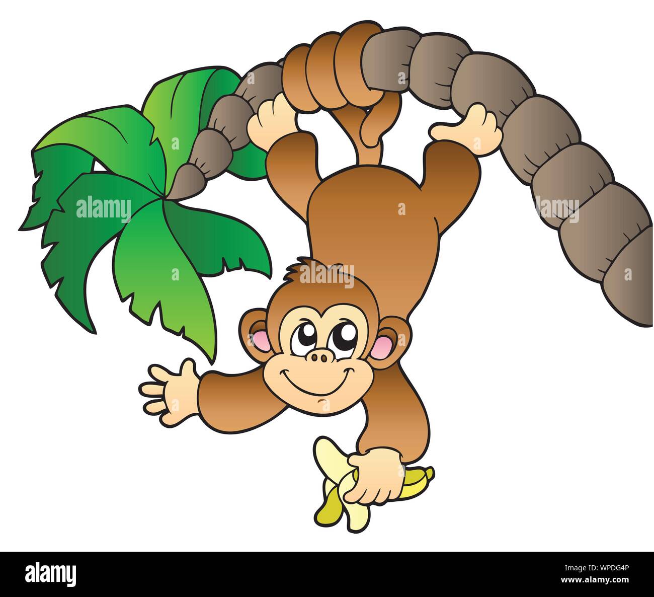 Hanging on small tree Stock Vector Images - Alamy