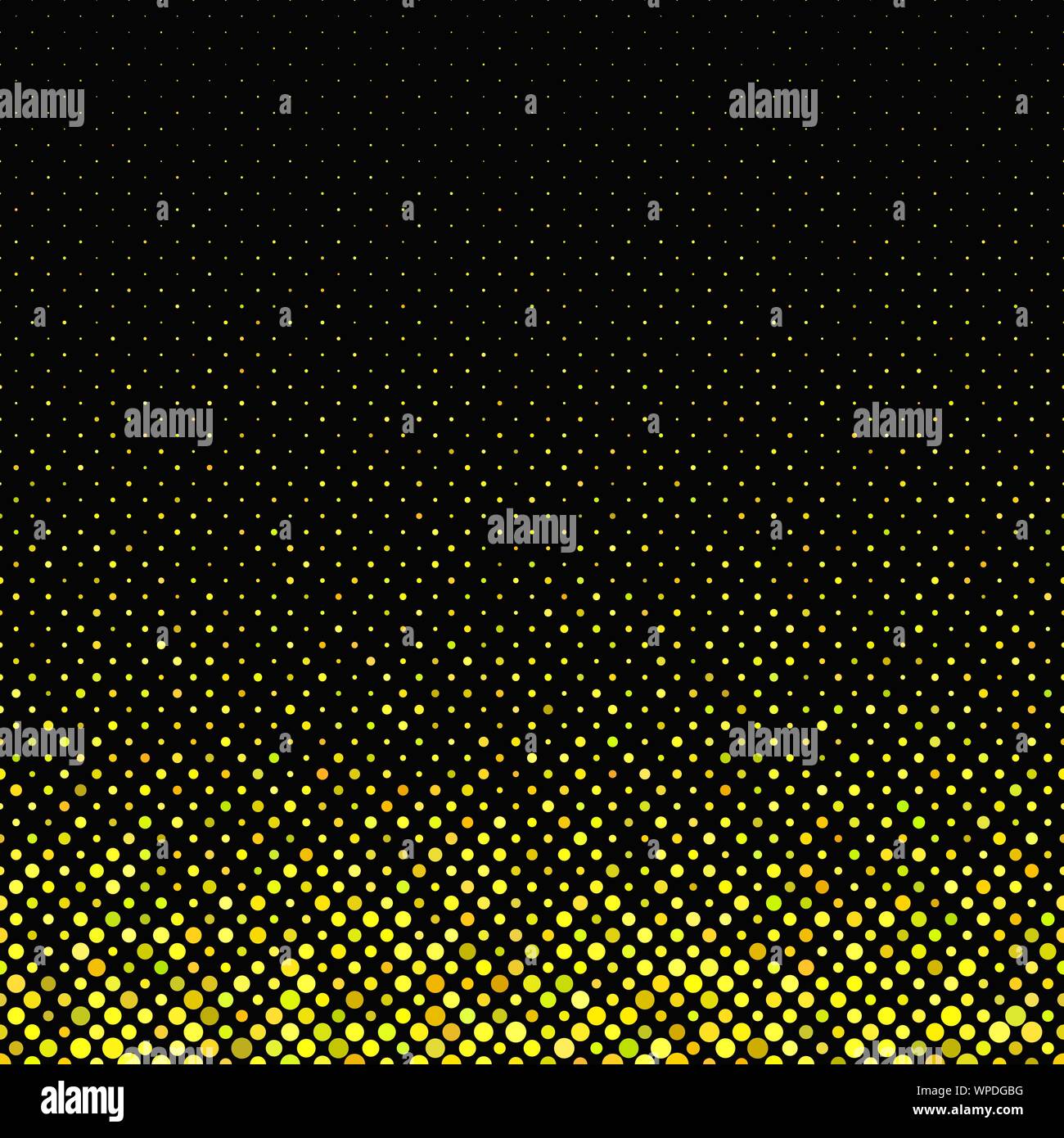 Yellow abstract circle pattern background - illustration from small ...