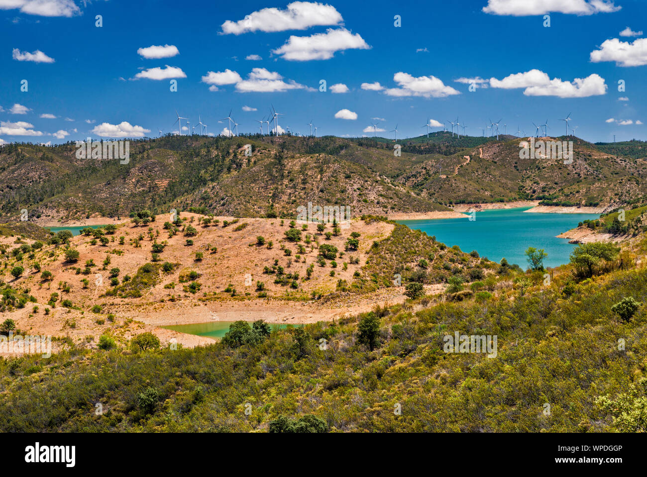 Embalse del Chanza, reservoir on Rio Chanza/Rio Chanca, near village of ...