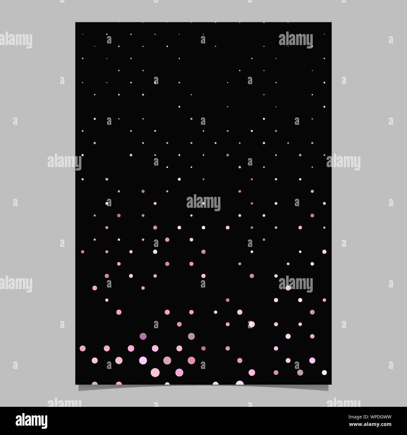 Abstract Seamless Circle Pattern Poster Background Template Vector