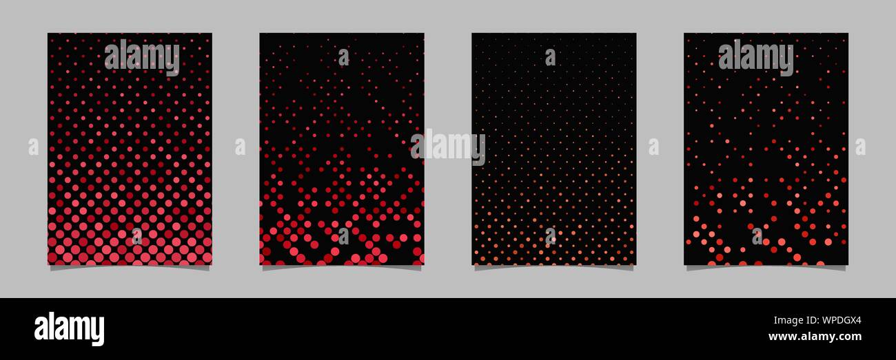 Abstract seamless dot pattern page template set - vector graphics Stock Vector Image & Art - Alamy