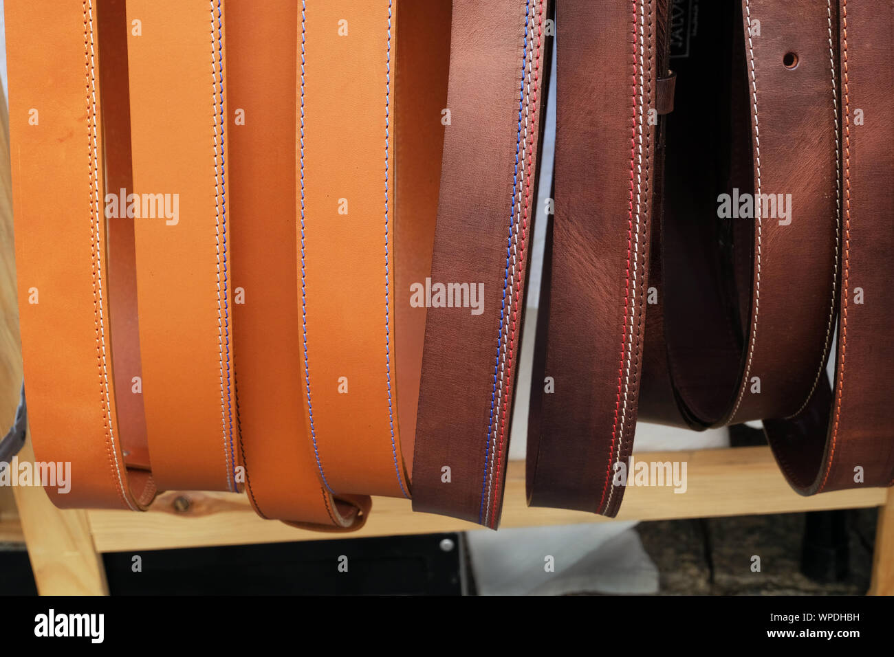 Hanging belts hi-res stock photography and images - Alamy