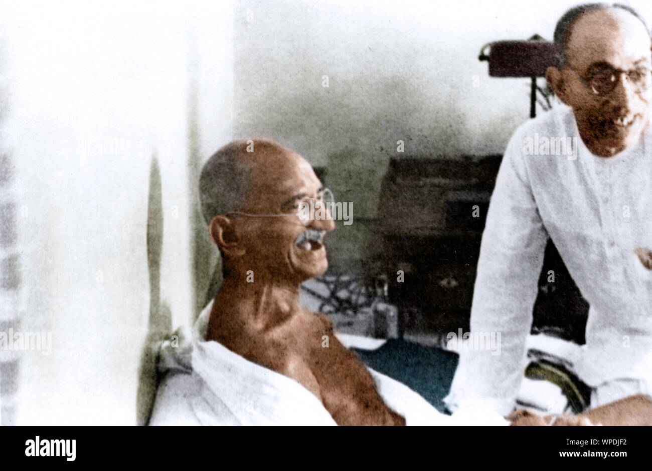 Mahatma gandhi happy hi-res stock photography and images - Alamy