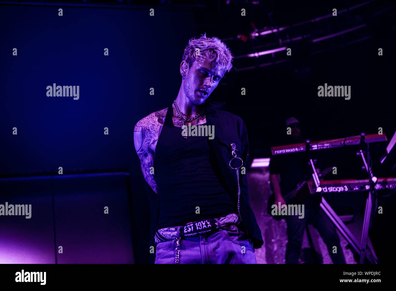 Machine Gun Kelly performs live at Fabrique in Milano, Italy, on ...
