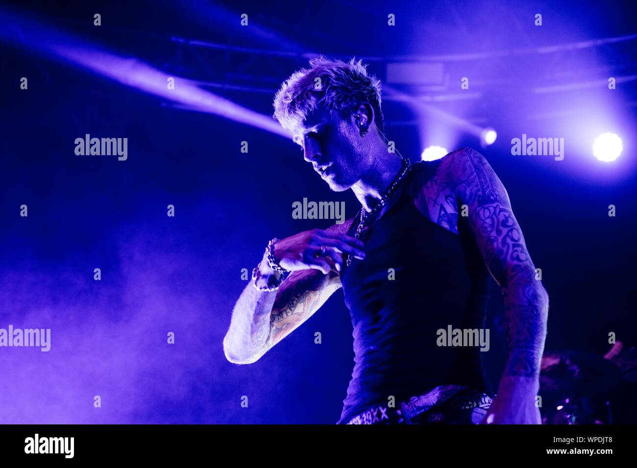 Machine Gun Kelly performs live at Fabrique in Milano, Italy, on ...