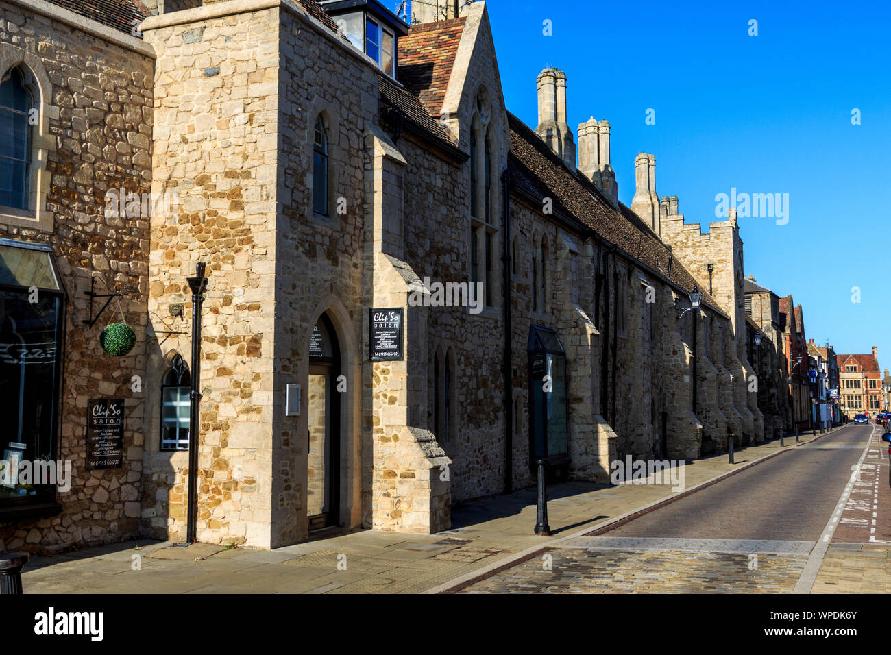 Ely Cathedral and town centre cambridgeshire east anglia england uk gb ...