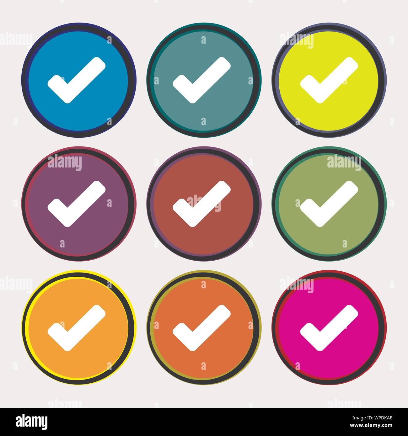 Check mark, tik Stock Vector Image & Art - Alamy