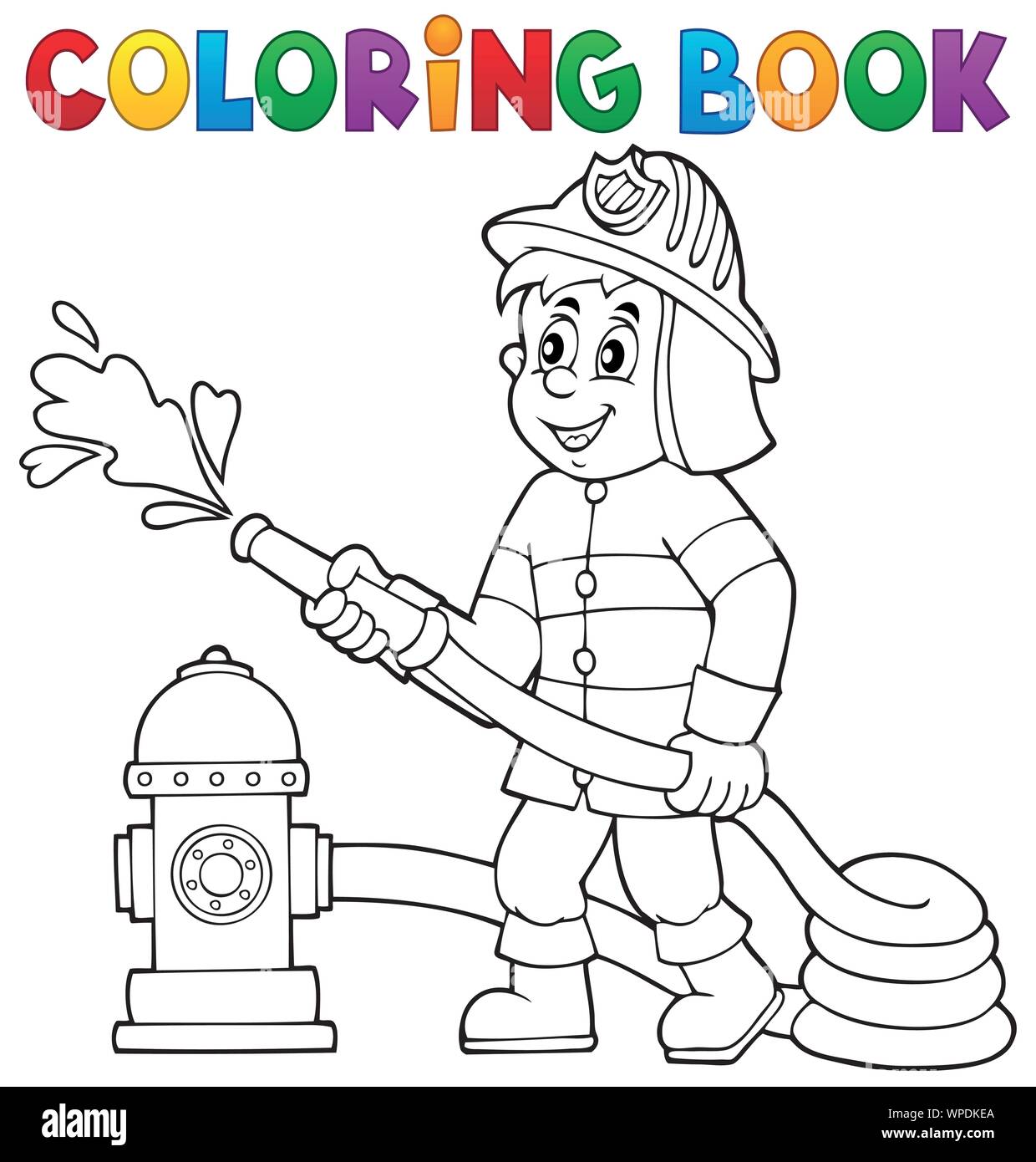Firefighter Helmet Coloring Pages [2025]