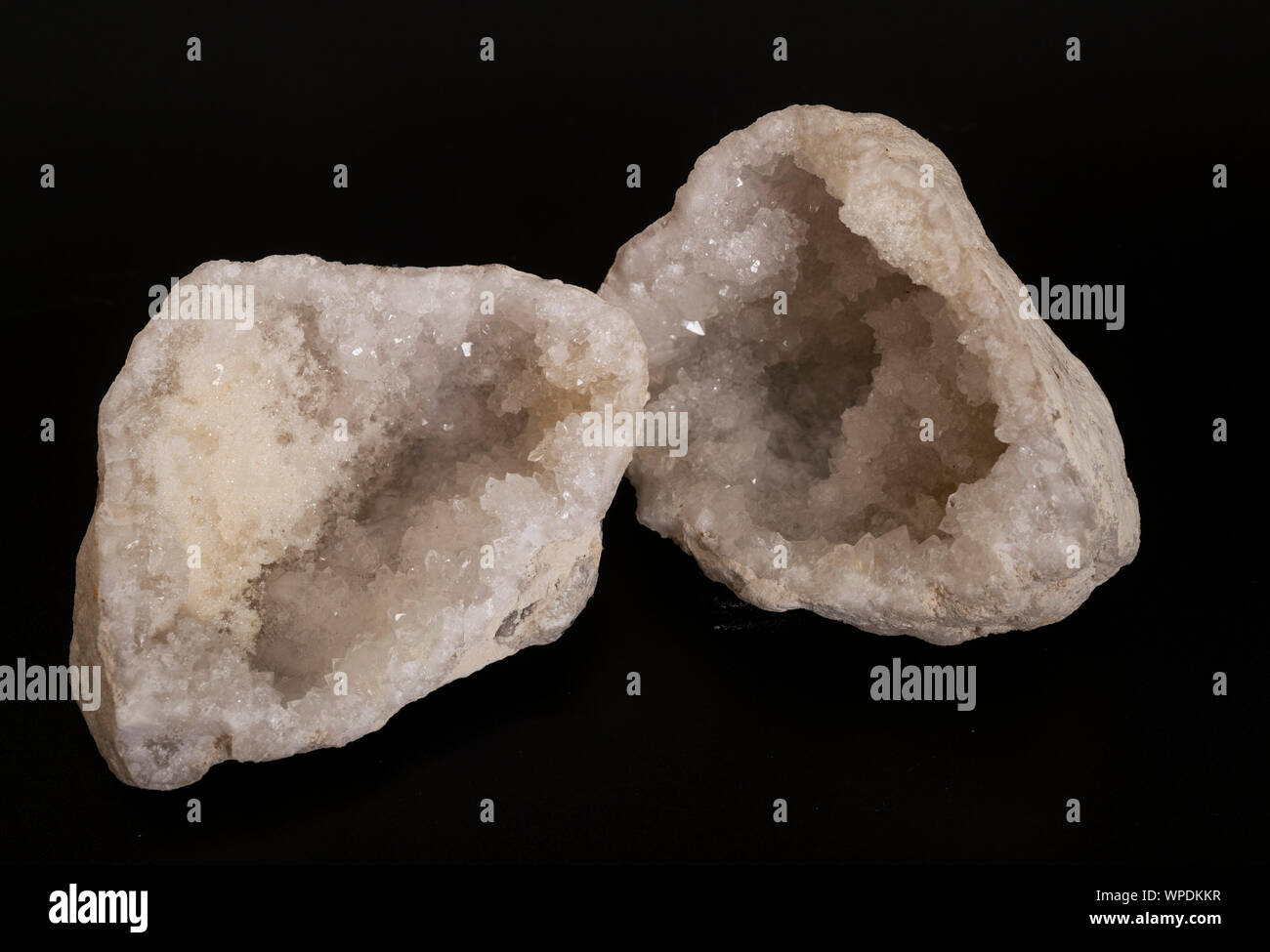 white quartz in front of white background Stock Photo - Alamy