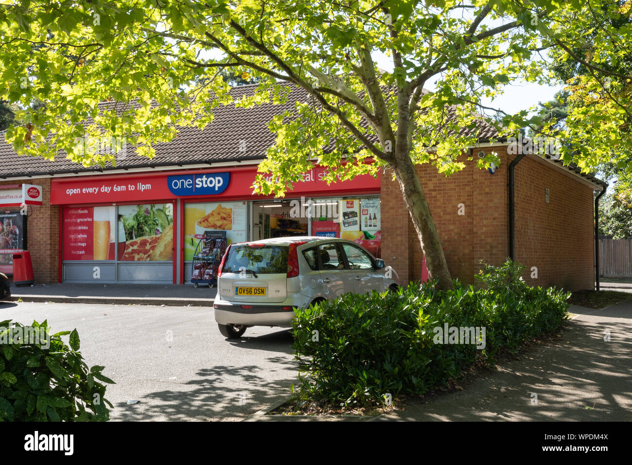 One Stop convenience shop or store in Bordon, Hampshire, UK Stock Photo ...