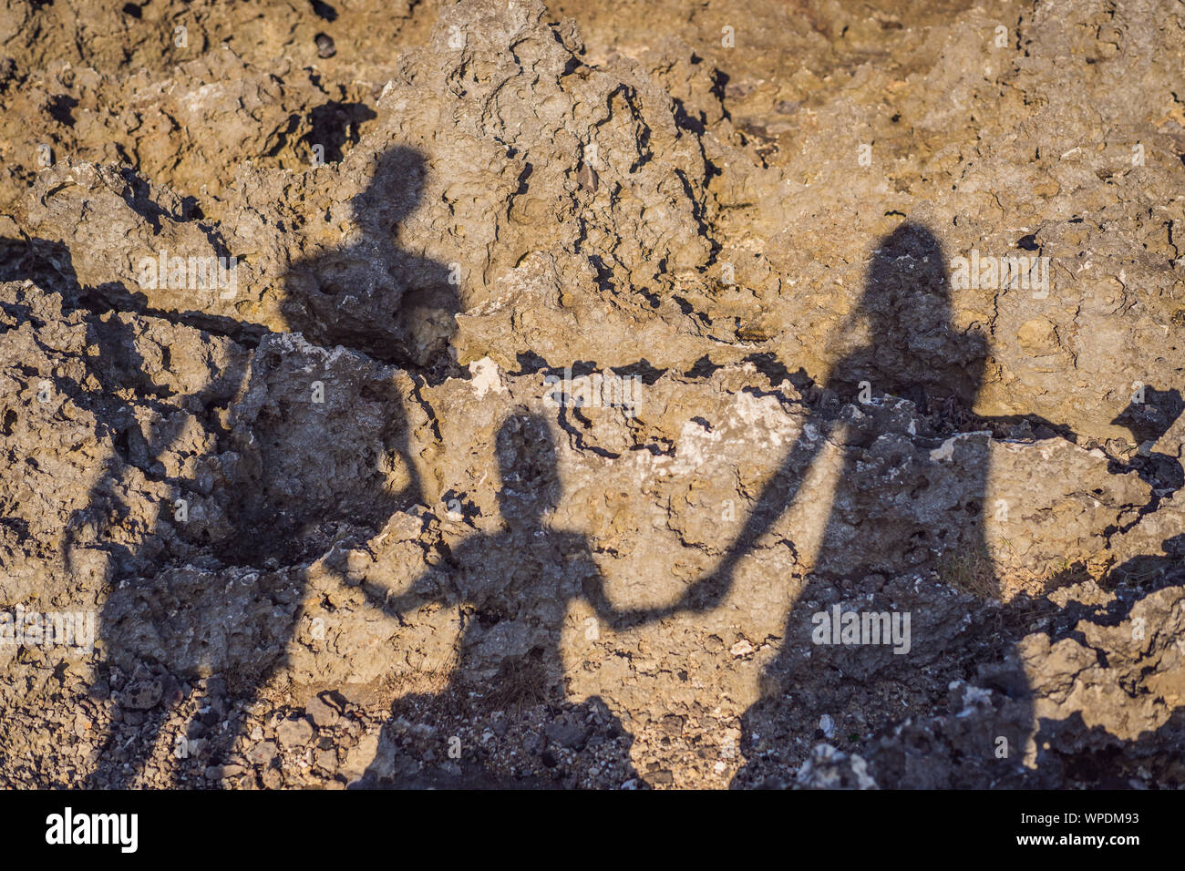 Mother son child together shadow hi-res stock photography and images ...
