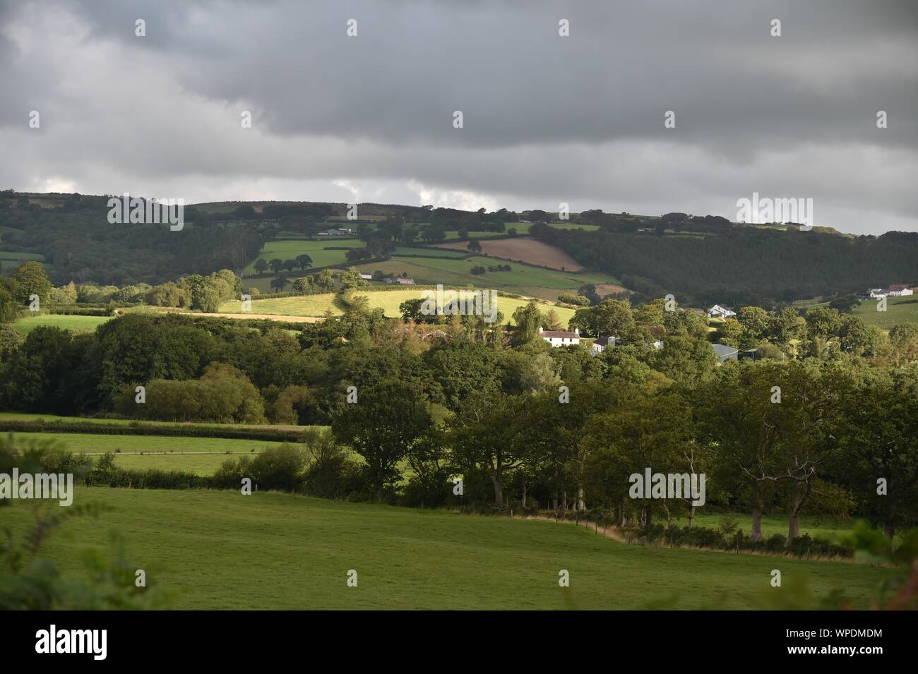 Wales and the welsh countryside and landscape Stock Photo - Alamy