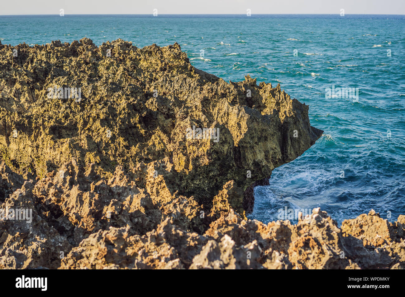Volcanic rocks in Bali, Nusadua, Waterbloom fountain Stock Photo - Alamy