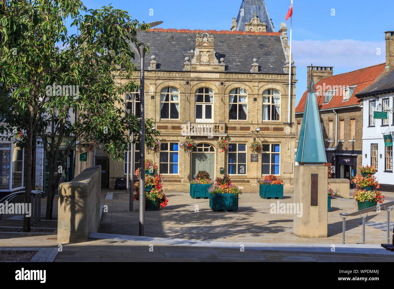 downham market town centre, norfolk, england, uk, gb Stock Photo - Alamy