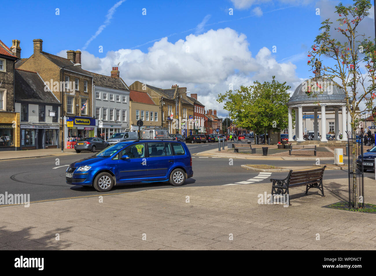 swaffham town centre,norfolk, england uk gb Stock Photo - Alamy