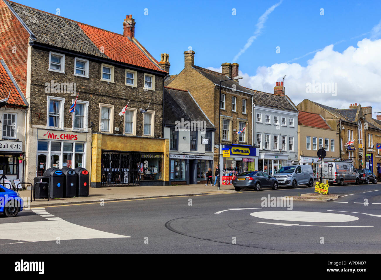 swaffham town centre,norfolk, england uk gb Stock Photo - Alamy