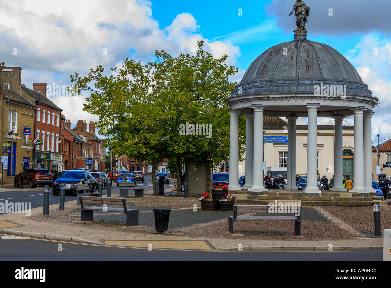 swaffham town centre,norfolk, england uk gb Stock Photo - Alamy