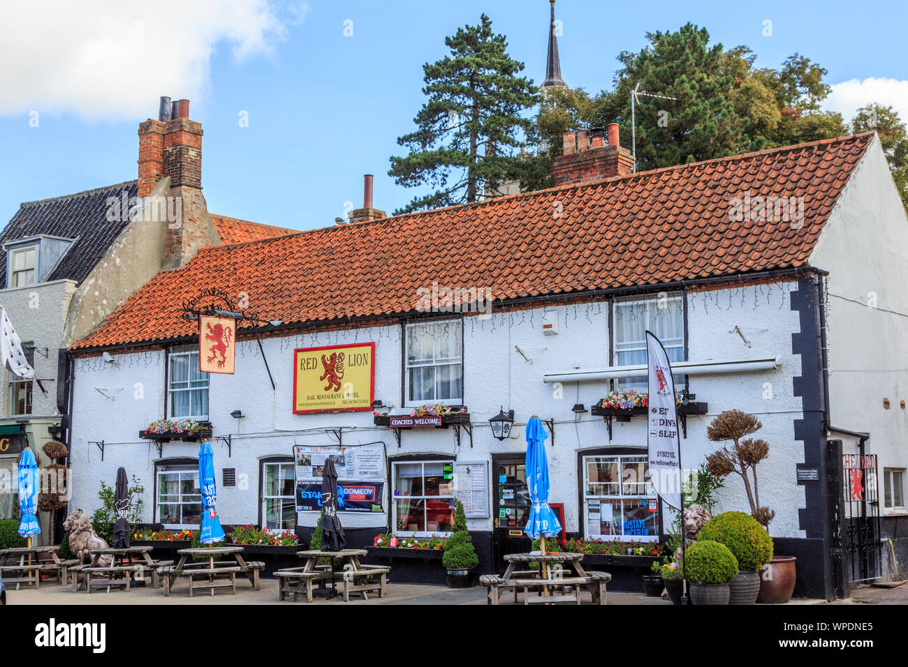 swaffham town centre,norfolk, england uk gb Stock Photo - Alamy