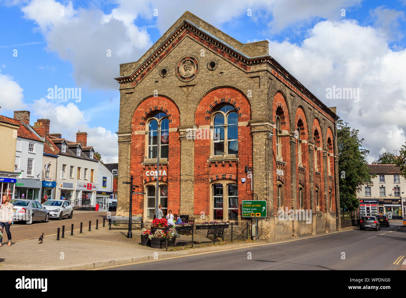 swaffham town centre,norfolk, england uk gb Stock Photo - Alamy