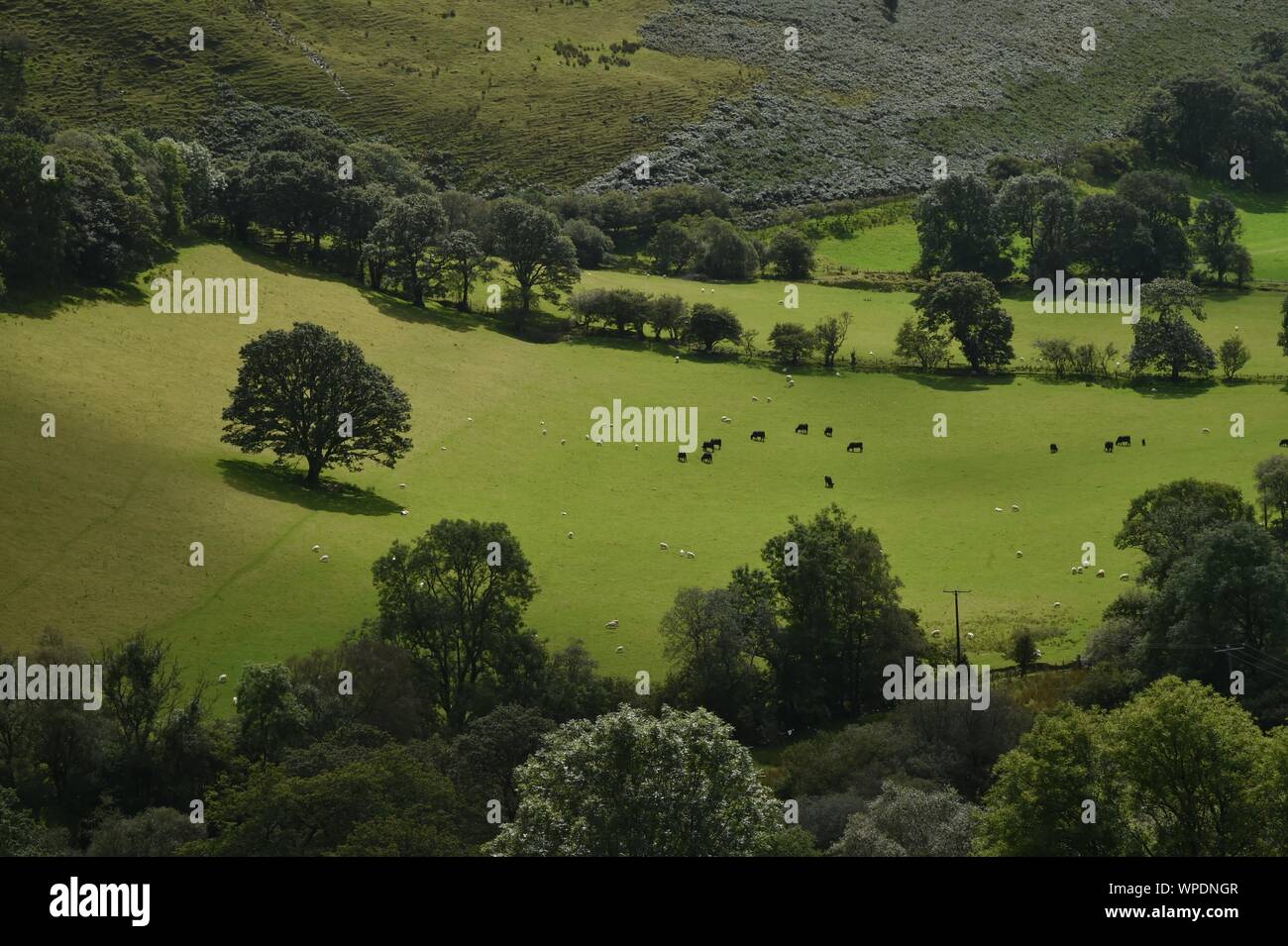Wales and the welsh countryside and landscape Stock Photo - Alamy