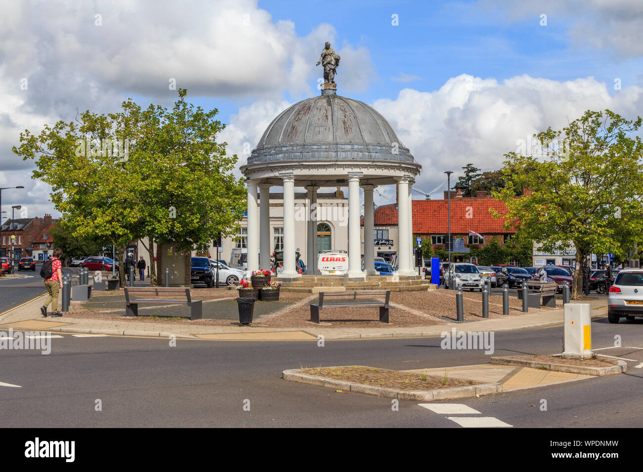 swaffham town centre,norfolk, england uk gb Stock Photo - Alamy