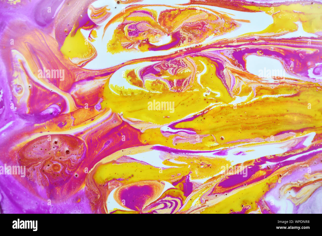 Abstract color liquid acrylic background. Hand drawing art. self made ...