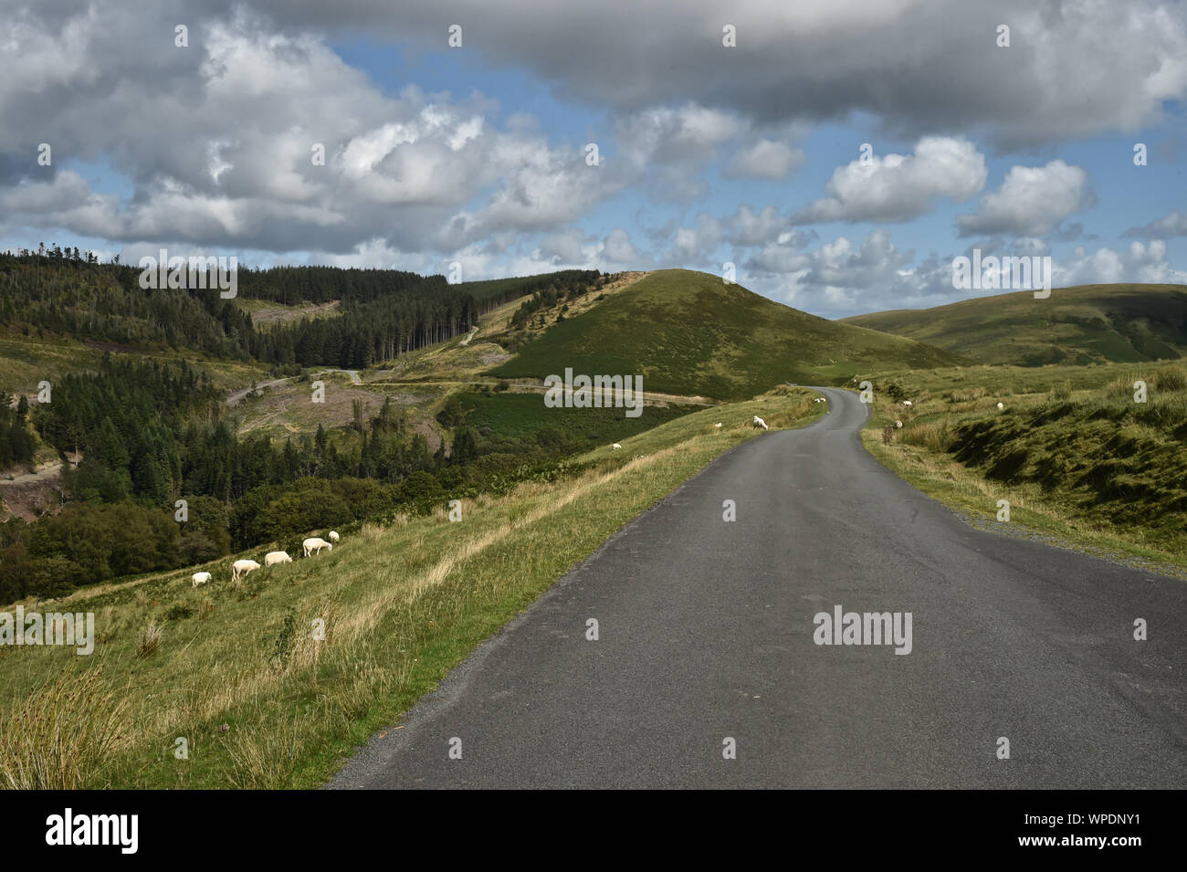 Wales and the welsh countryside and landscape Stock Photo - Alamy