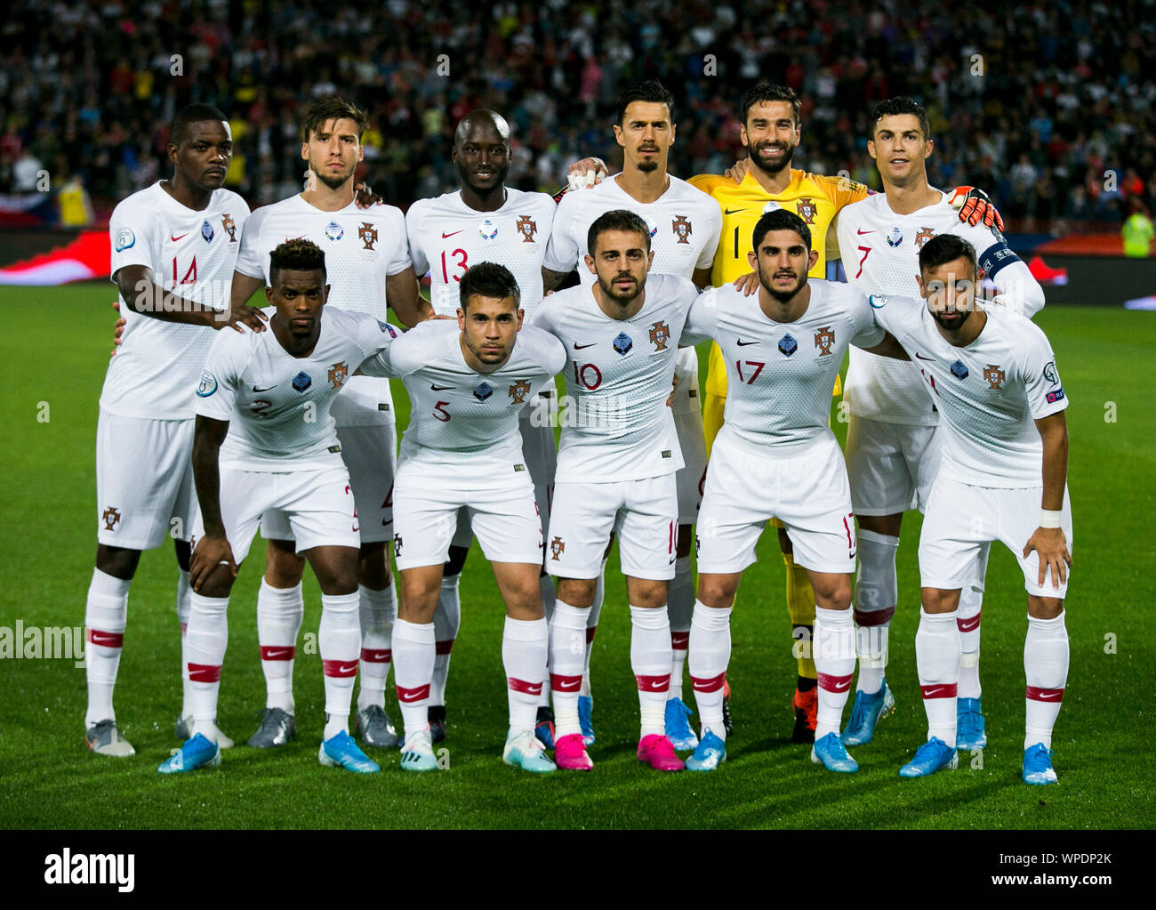 The team of Portugal line-up Stock Photo - Alamy